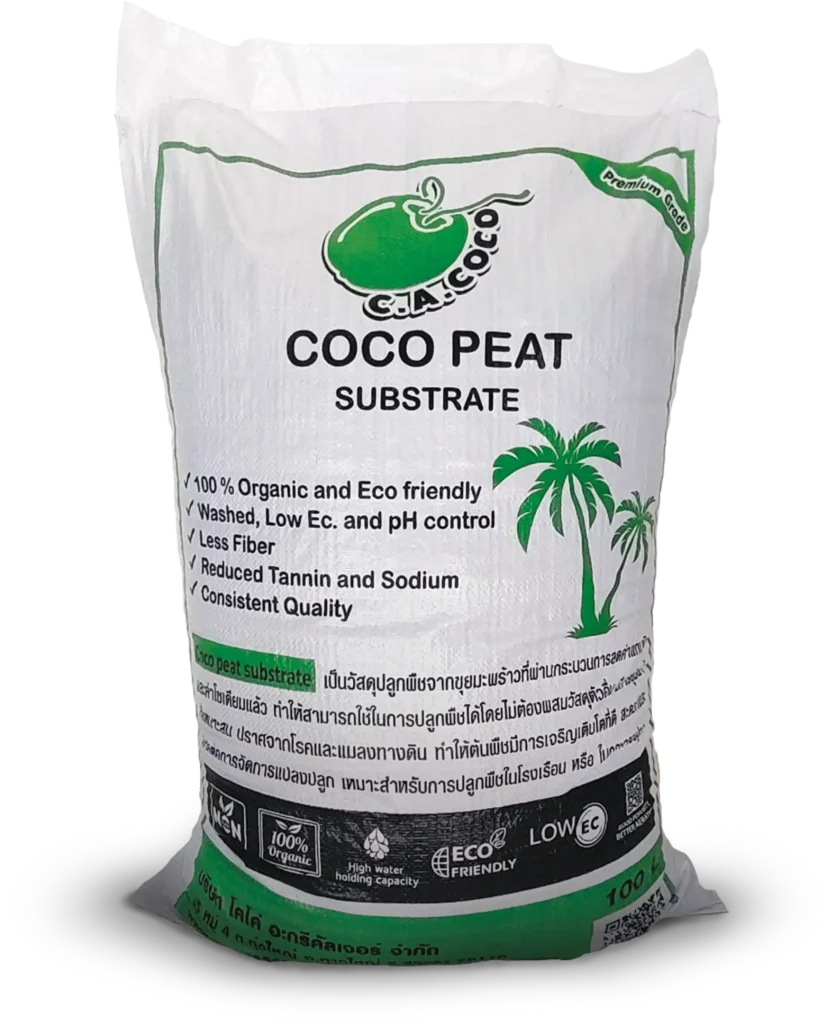 Coco peat substrate ขนาด 100 ลิตร - Coco Agriculture